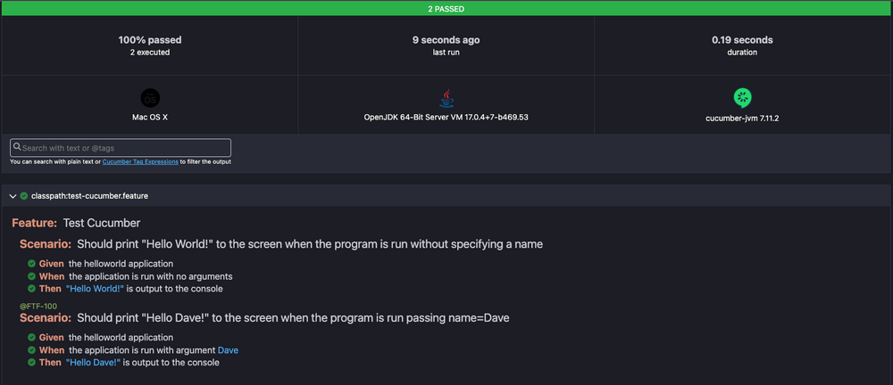 Generating Cucumber Reports